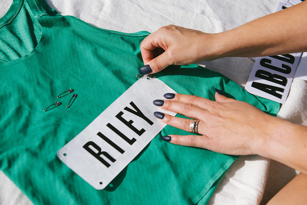 Yell My Name Race Bib Kit by Pen and Paces - Custom Personalized Name ...